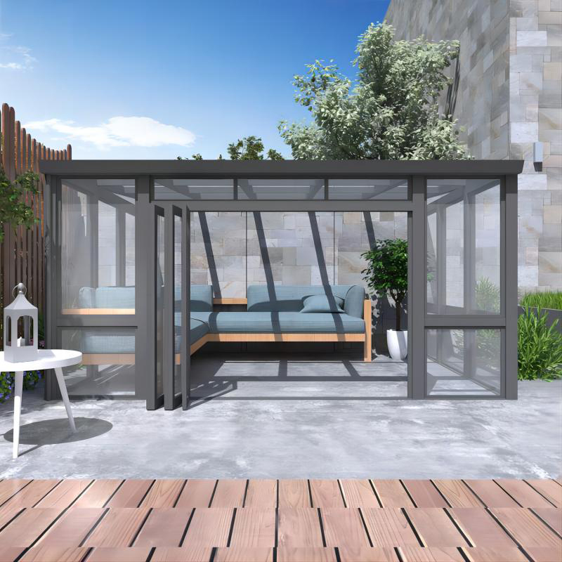 China Aluminium Glass Sunroom with Backyard Wide Space Room Exlarge ...